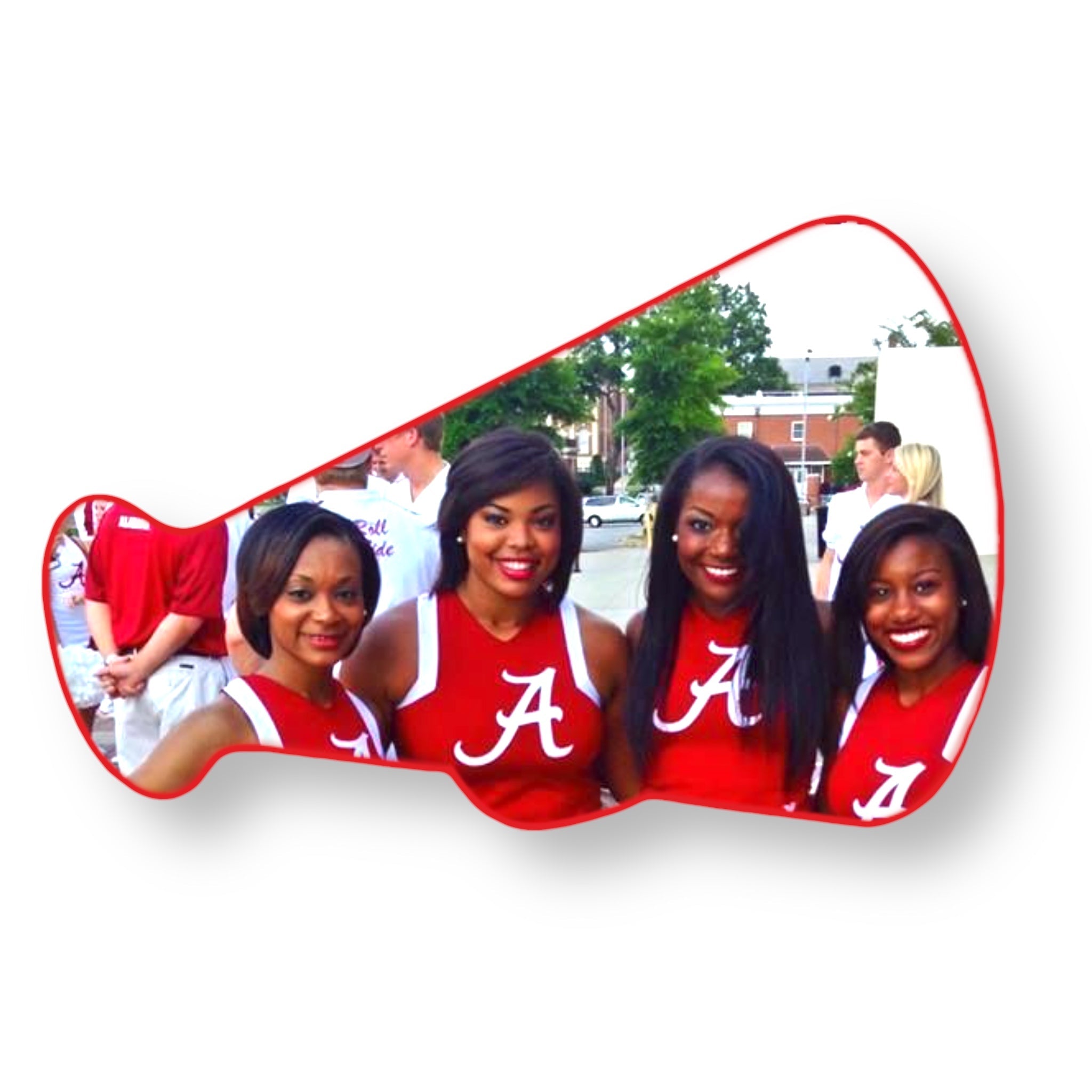 Sublimation mdf megaphone plaque w/stand – We Sub’N