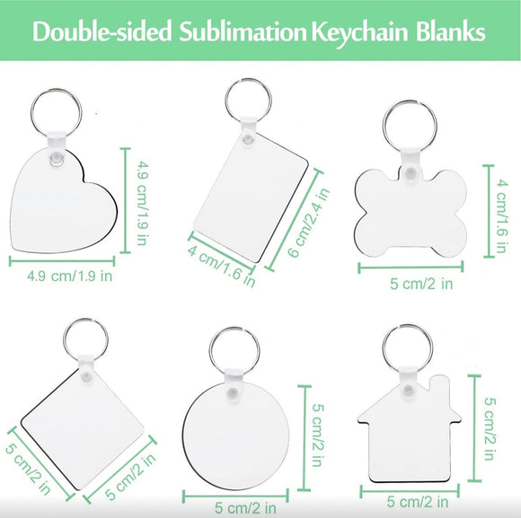 Shaped Sublimation Key Ring – We Sub’N